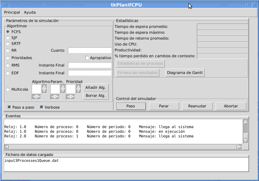 Ejemplo de uso del programa